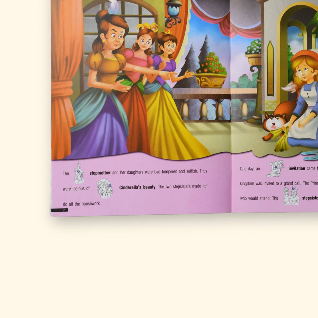 Cinderella Sticker Story Book - The Learnery