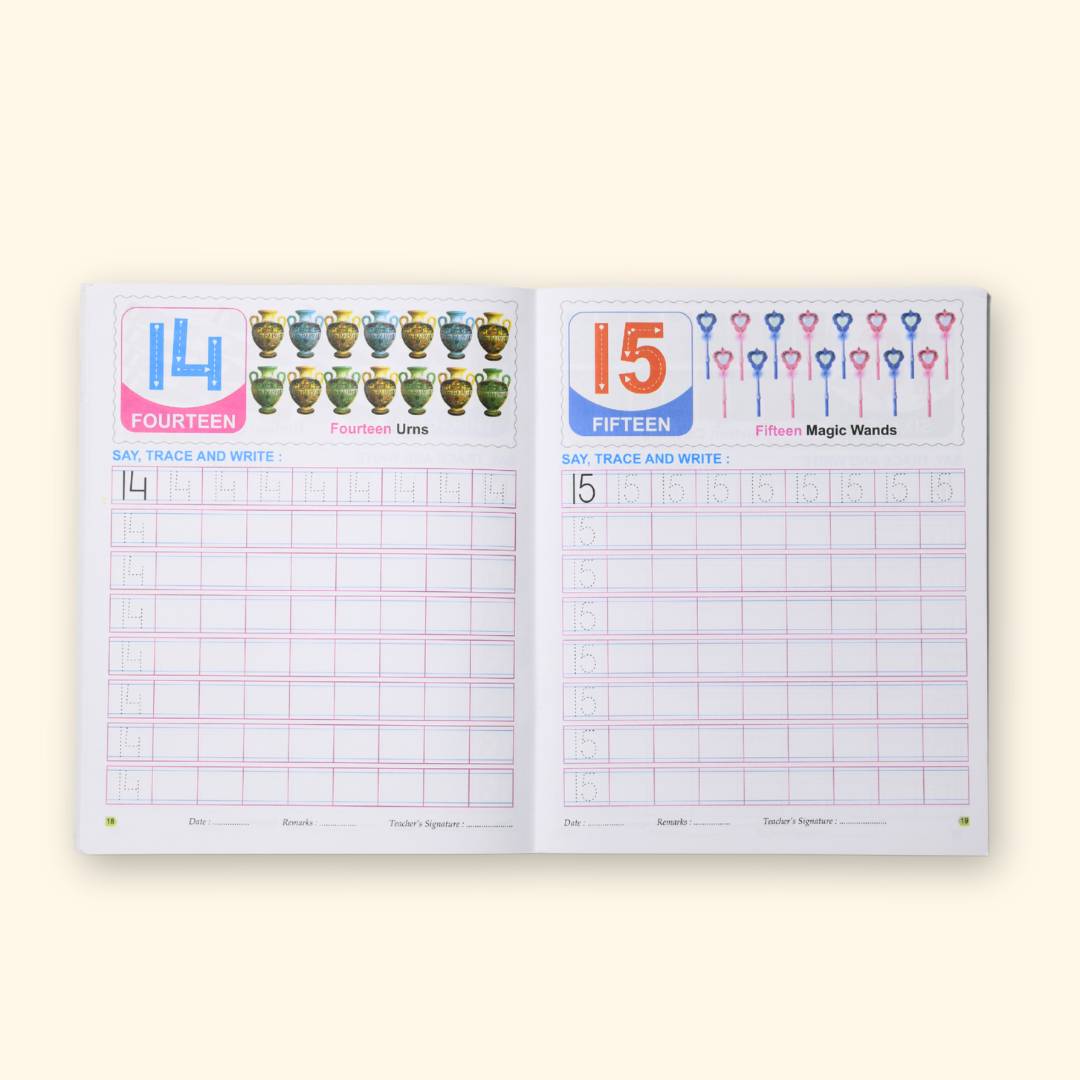 Play School Series 1 To 100 Numbers Writing Book - The Learnery