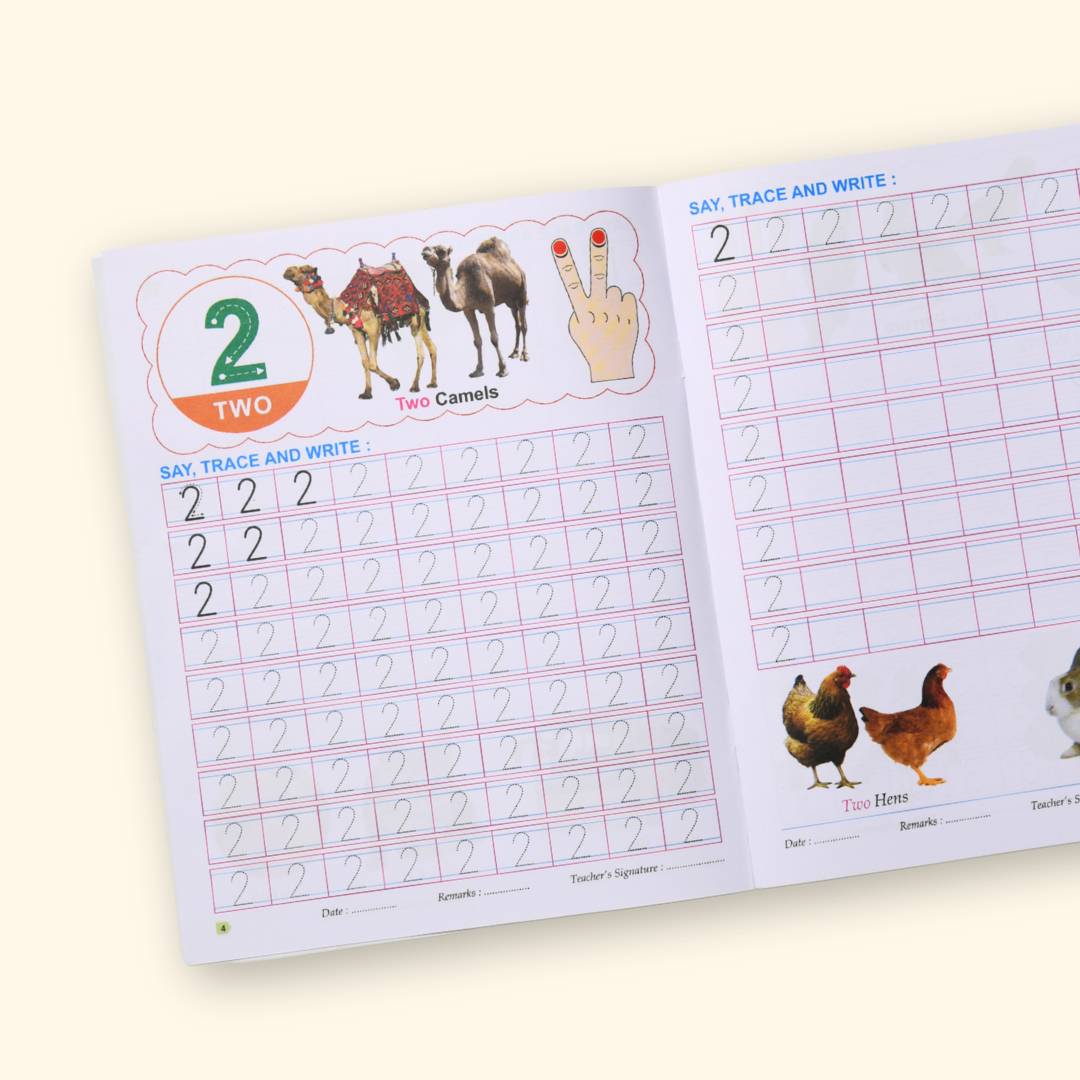 ECE Number Writing Book 1 To 20 - The Learnery