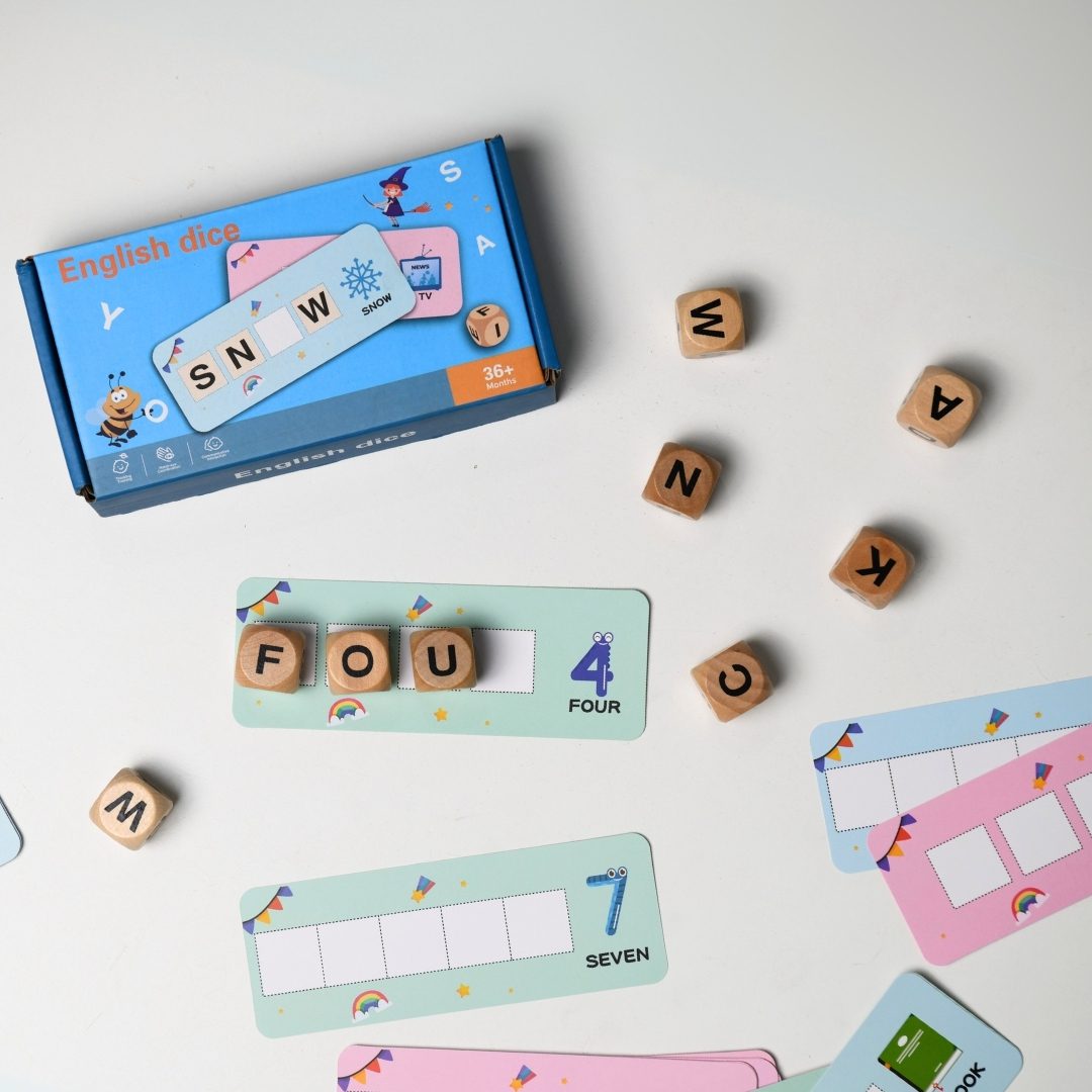 English Dice Word Learning Game - The Learnery