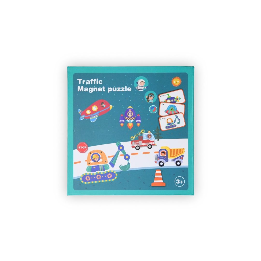 Magnetic Creative Traffic Puzzle Game - The Learnery