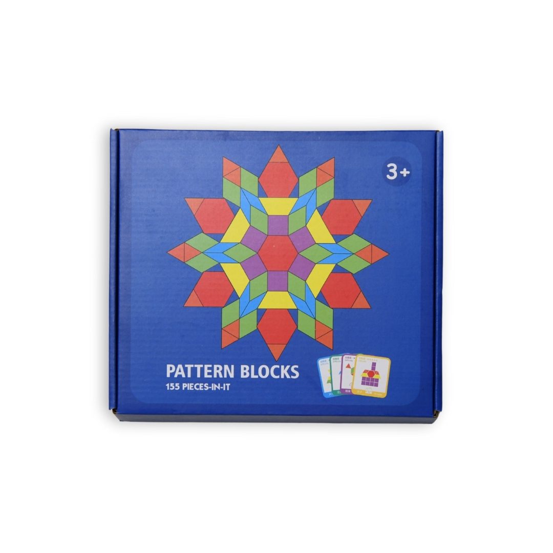 Wooden Montessori Pattern Block Puzzle - The Learnery