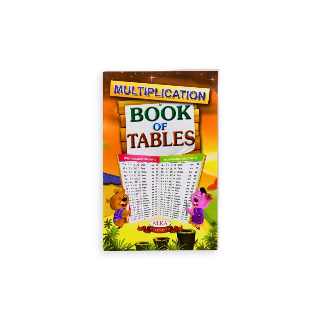 Multiplication Book Of Tables - The Learnery