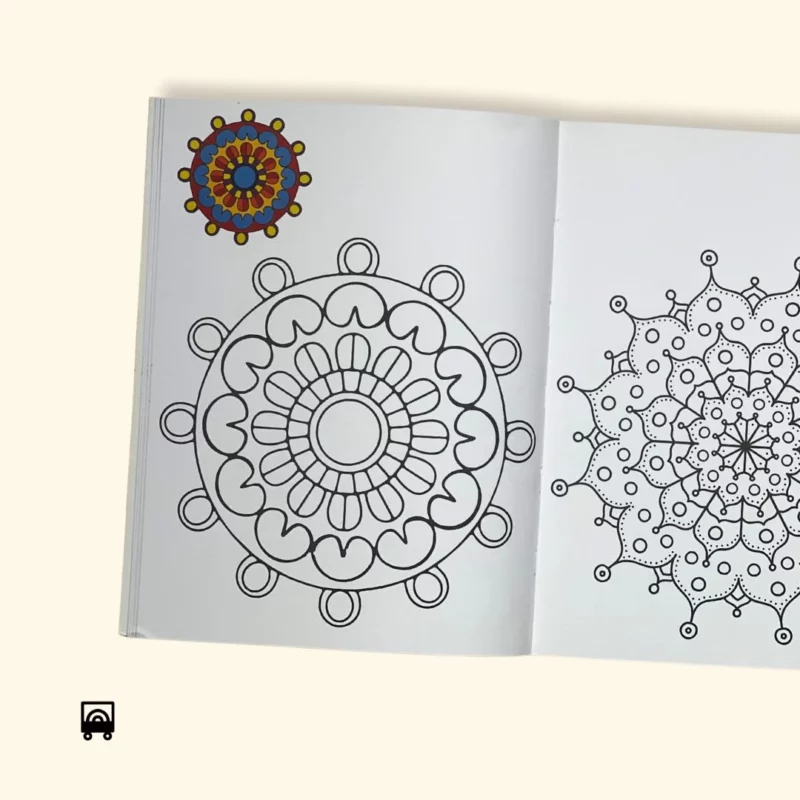 Mega Mandala Creative Colouring Book For Kids And Adults - The Learnery